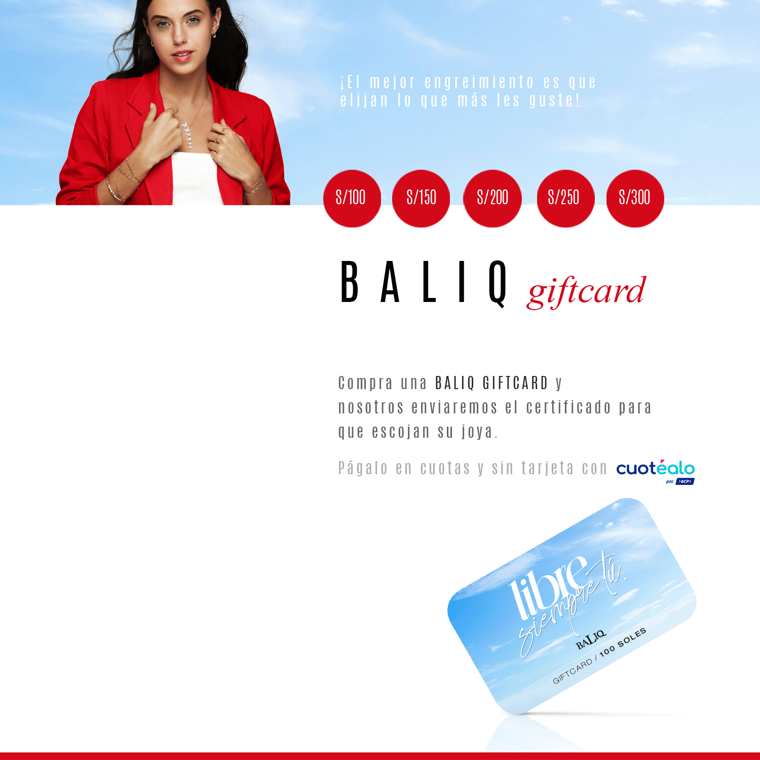 Comprar Gift Card - Baliq Joyerías